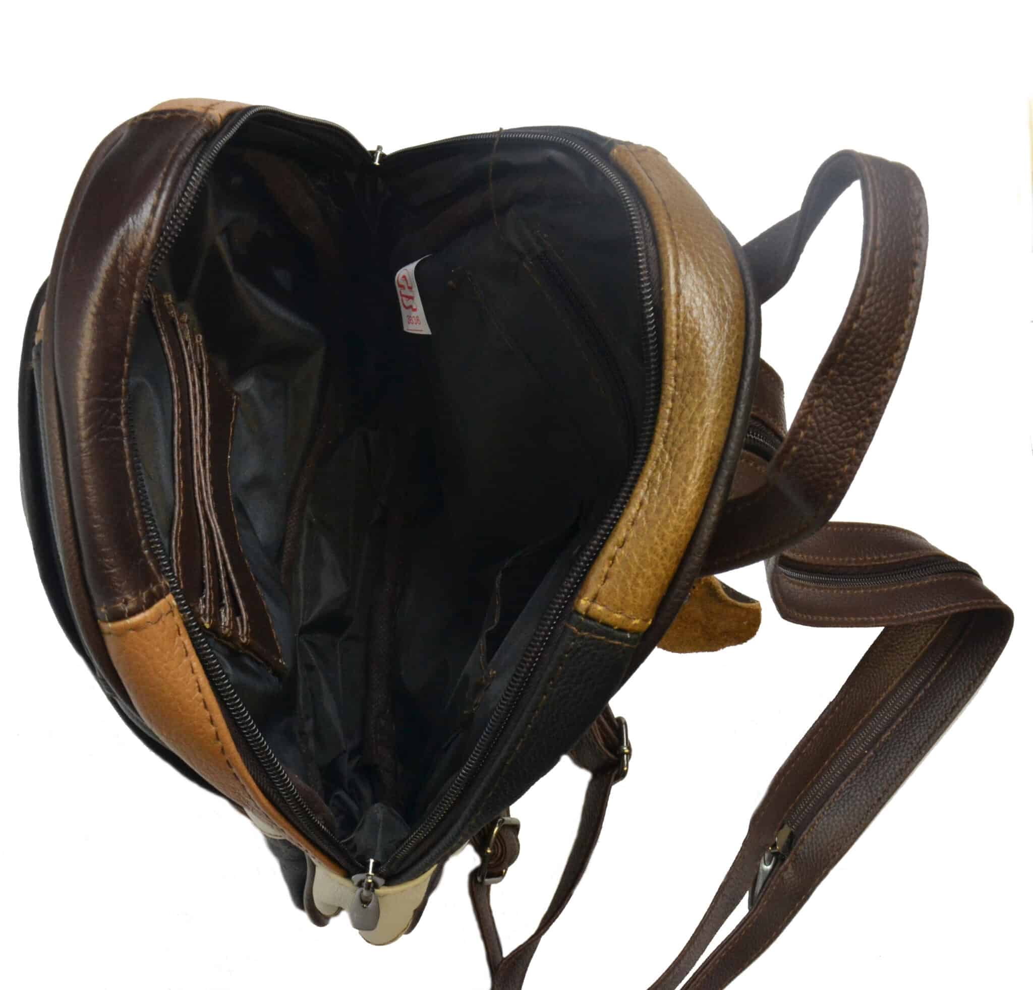 Ladies Genuine Leather Multicolour Backpack by Lorenz